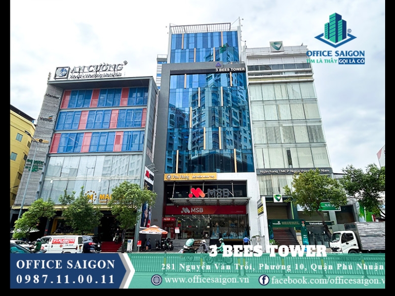Tòa nhà 3 Bees Tower số 281 Nguyễn Văn Trỗi Quận Phú Nhuận